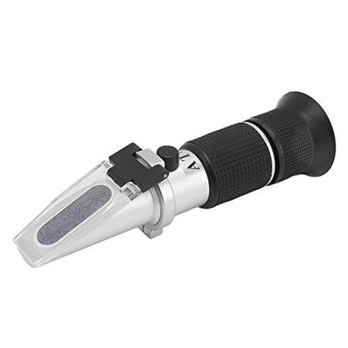 Fruit Sugar Content Measuring Tool, Adjustable Lens Efficient Accurate 0‑80% Portable Brix Tester Refractometer for Home