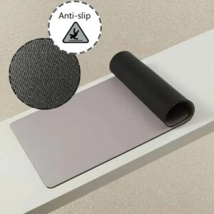 2023 New Fantasy Style Faucet Draining Mat - Kitchen Sink Splash Guard, Diatom Mud Faucet Handle Drip Catcher Tray, Non-Slip Kitchen Guard Gadgets Sink Accessories (Magnolia, 14.96x5.43 inches)