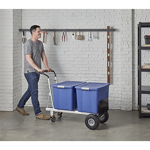 3-in-1 Folding Series Hand Truck/Cart/Platform with Flat-Free Wheels Silver