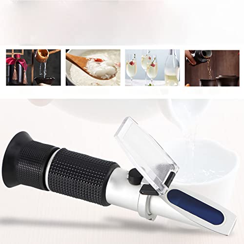 Wine Refractometer Easy Operation Portable 1% Accuracy Brewing Refractometer Wide Application for Measurement