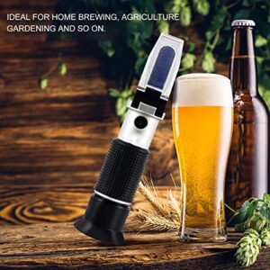 Wine Refractometer Easy Operation Portable 1% Accuracy Brewing Refractometer Wide Application for Measurement