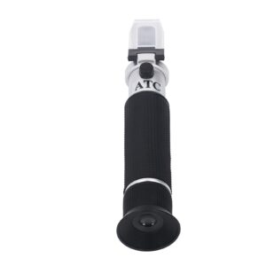 salinity refractometer, salinity meter 0‑100 ppt 1,000‑1,070 rustproof for marine monitoring