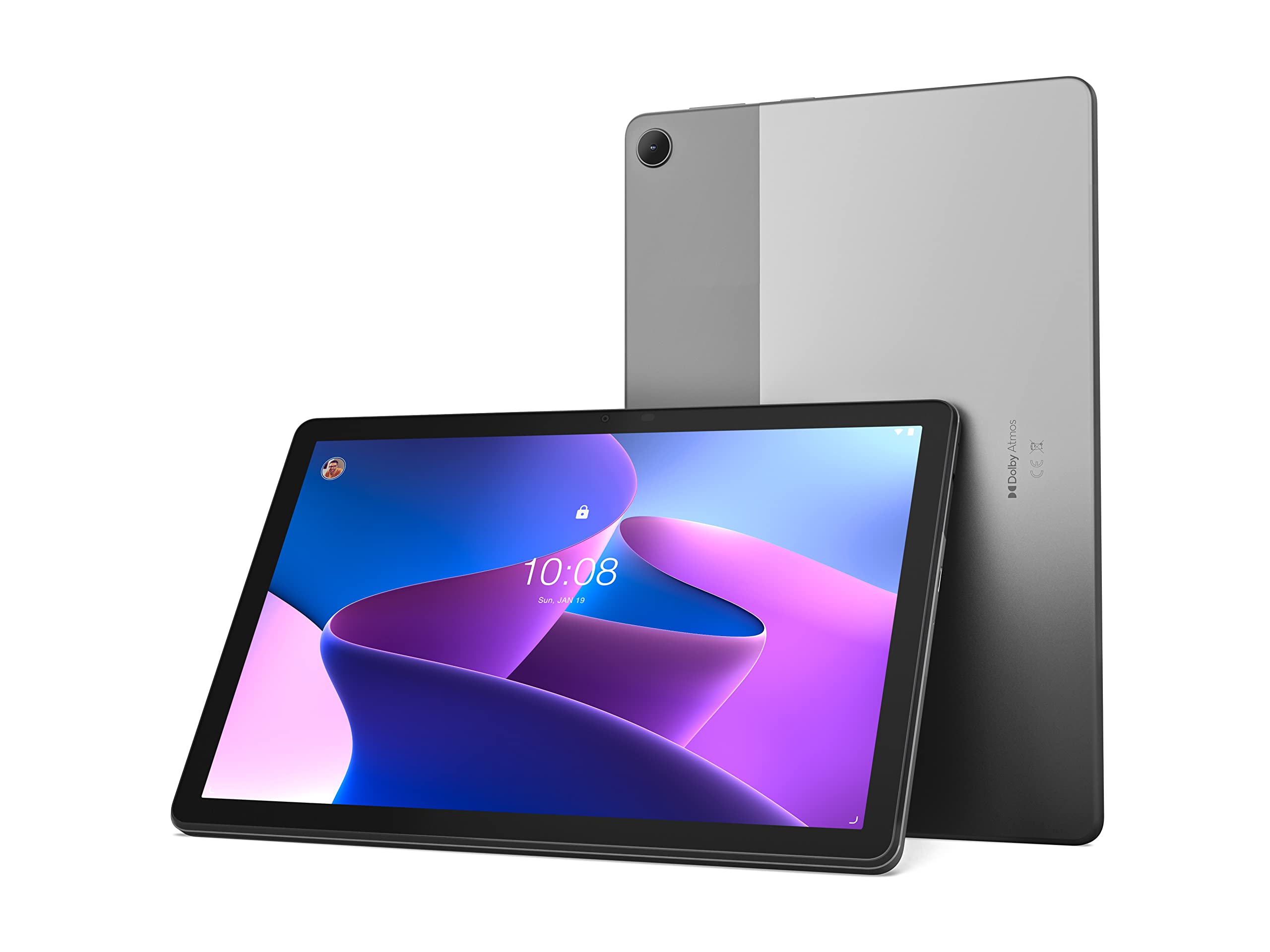 Lenovo Tab M10 Plus (3rd Gen) - 2022 - Long Battery Life - 10" FHD - Front & Rear 8MP Camera - 4GB Memory - upto128GB Storage - Android 12 or Later (Renewed)