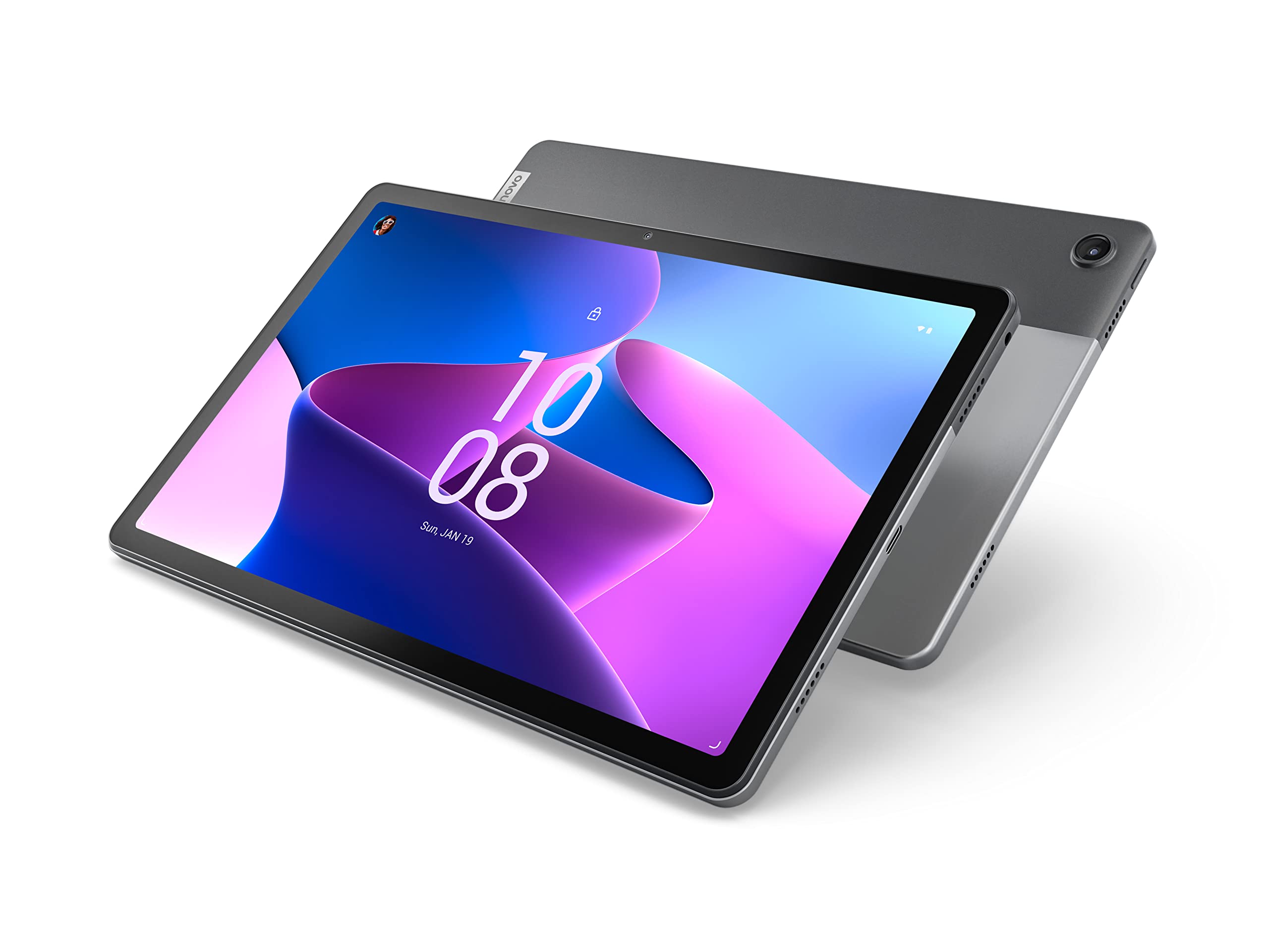 Lenovo Tab M10 Plus (3rd Gen) - 2022 - Long Battery Life - 10" FHD - Front & Rear 8MP Camera - 4GB Memory - upto128GB Storage - Android 12 or Later (Renewed)