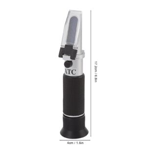 Portable Refractometer, 0‑28% Salinity Refractometer Wide Application Fast Measurement Clear Reading for Seawater