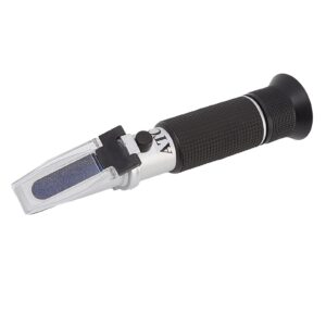 Portable Refractometer, 0‑28% Salinity Refractometer Wide Application Fast Measurement Clear Reading for Seawater