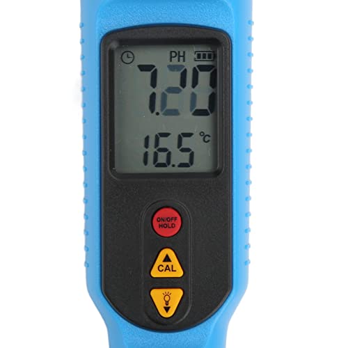 PH Tester Pen ABS Soil Water Garden Accuracy Ph High Accuracy Portable PH Meter with LCD Display for Bread Meat Fruit