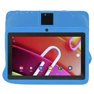 reading tablet, hd ips screen blue 7 inch tablet 5g wifi dual camera 4gb ram 128gb rom for education (blue)