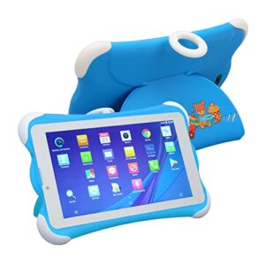 Kids Tablet, 100-240V WiFi 3GB RAM 32GB ROM Long Battery Life Kids Tablet Eye Protection for Gaming (US Plug)