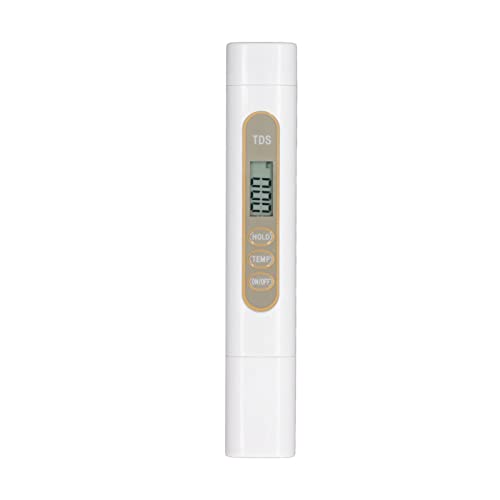 Pen Type TDS Meter, High Sensitivity Water Purity Tester 3 Key Water Electrolyzer Tester Portable Testing Kit with Backlit