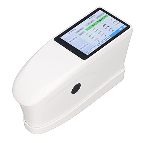 Spectrophotometer, Accurate Portable 3.5in Touch Screen Color Difference Tester Digital for Whiteness Yellowness