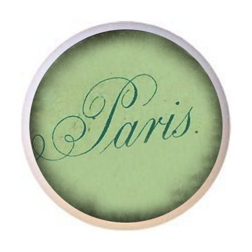 Paris France French by CMC Decorative Ceramic Dresser Drawer Pulls Cabinet Cupboard Knobs (#13)