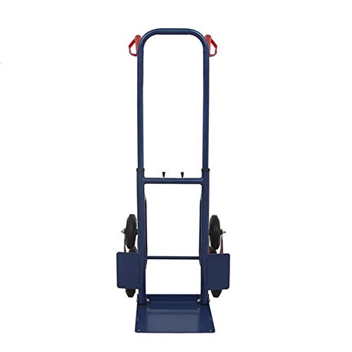 Appliance Hand Truck Warehouse Appliance Cart 440lbs Heavy Duty Stair Climbing Moving Dolly Hand Truck Portable Climbing Cart Blue & Red