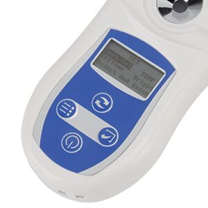 Sugar Tester, Brix Meter Backlight Display Fast Measurement Range 0-53% Widely Used 0.1% Accuracy for Fruit