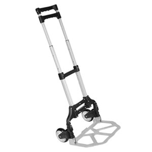 barenx aluminum alloy folding hand truck portable barrow cart for shopping moving