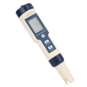 ph meter ez-9909 5 in 1 function digital ph meter water quality testing meter ph salinity tds ec tester with backlight for water