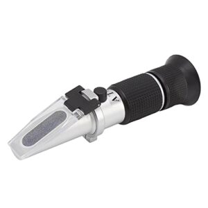 Sugar Content Hydrometer, Accurate Brix Meter Refractometer Portable Efficient 0‑80% for Home for Sugary Drink