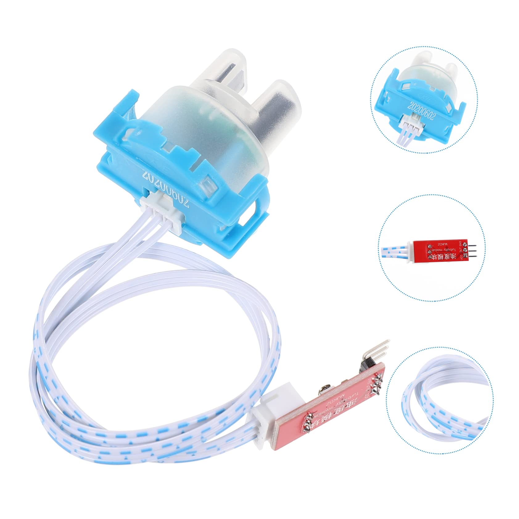 VILLFUL Module Turbidity Testing Equipment Turbidity Value Detection Water Sensor Turbidity Water Turbidity Test Turbidity Tester Urine Cups 3.3-5v Turbidity Sensor Plastic