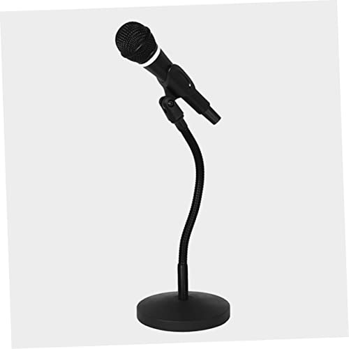 Milisten microphone stand tabletop Stand with Mic Clip guitar amps microphone holder clamp mic holder amp stand mic stands metal brackets tabletop Mic Stand household office microphone clip