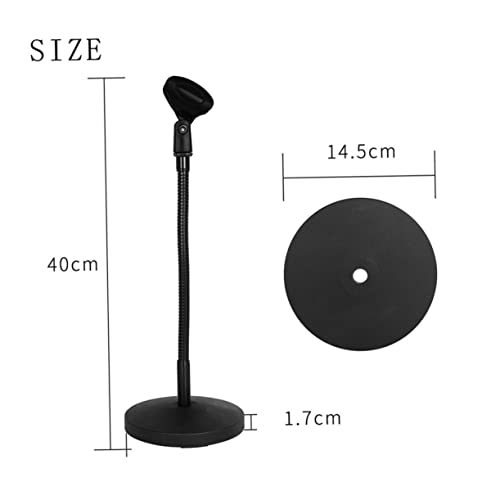 Milisten microphone stand tabletop Stand with Mic Clip guitar amps microphone holder clamp mic holder amp stand mic stands metal brackets tabletop Mic Stand household office microphone clip