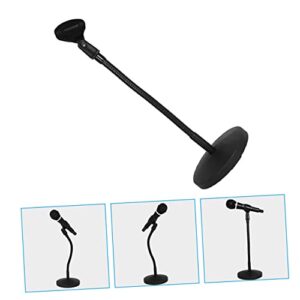 Milisten microphone stand tabletop Stand with Mic Clip guitar amps microphone holder clamp mic holder amp stand mic stands metal brackets tabletop Mic Stand household office microphone clip