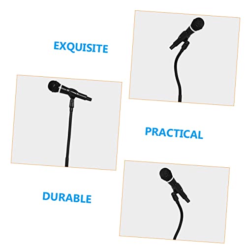 Milisten microphone stand tabletop Stand with Mic Clip guitar amps microphone holder clamp mic holder amp stand mic stands metal brackets tabletop Mic Stand household office microphone clip