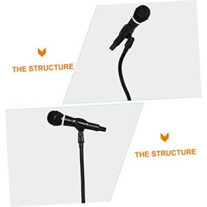 Milisten microphone stand tabletop Stand with Mic Clip guitar amps microphone holder clamp mic holder amp stand mic stands metal brackets tabletop Mic Stand household office microphone clip