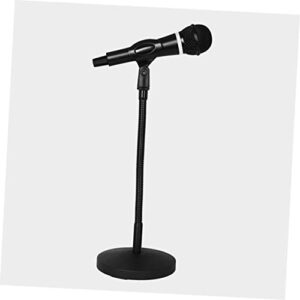 Milisten microphone stand tabletop Stand with Mic Clip guitar amps microphone holder clamp mic holder amp stand mic stands metal brackets tabletop Mic Stand household office microphone clip