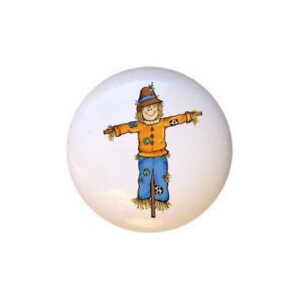 scarecrows scarecrow fall autumn harvest decorative ceramic dresser drawer pulls cabinet cupboard knobs (#44)