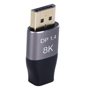 Mini DP to DP Adapter,Mini DP to DP Adapter 8K 60Hz 2-Way Mutual HD Conversion Head Computer Monitor Supplies,Convenient and Practical