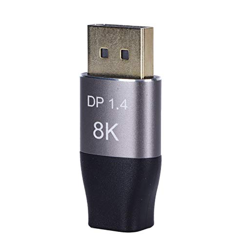 Mini DP to DP Adapter,Mini DP to DP Adapter 8K 60Hz 2-Way Mutual HD Conversion Head Computer Monitor Supplies,Convenient and Practical