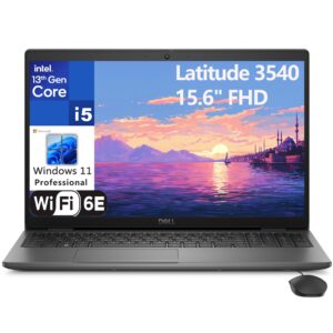 dell 2024 latitude 3000 3540 15.6" fhd business laptop computer, 13th gen intel 10-core i5-1335u (beat i7-1270p), 32gb ddr4 ram, 2tb pcie ssd, wifi 6e, bluetooth, fhd camera, windows 11 pro