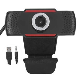 GOWENIC Archuu Computer Webcam,Mini 720P 1MP HD USB Web Manual Focusing Camera High Pixels with Microphone,Online TeachingVideo ConferencePhoto RecordingGaming