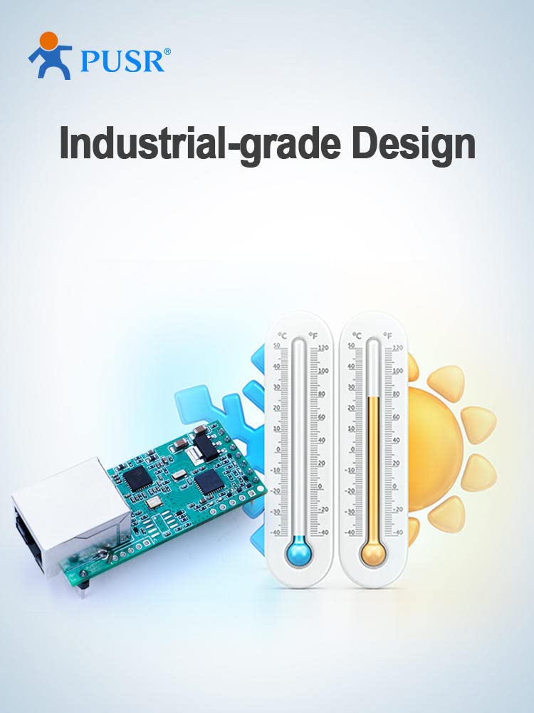 PUSR (Price for 4 Pcs) Serial to RJ45 Module UART TTL to Ethernet TCPIP Converter Support DHCP and DNS USR-TCP232-T2