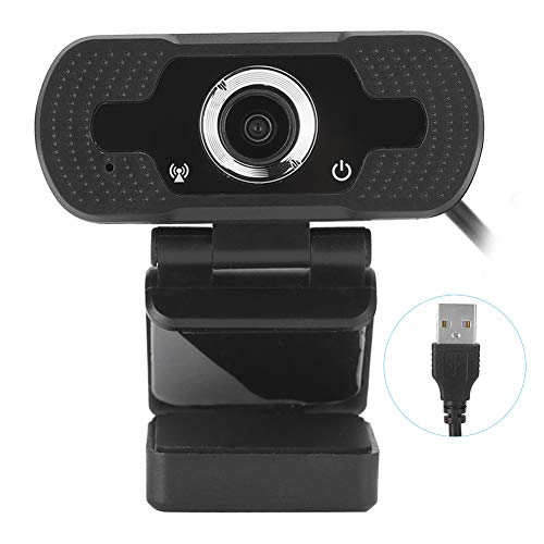 Pomya 1080P Webcam - Computer Camera with Built in Noise Reduction Directional Microphone - for PC Laptop Desktop - for Video Calling, Conferencing, Gaming