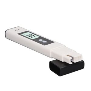 PH Detector Sensitive PH Meter Fast Speed White Backlit Display Alloy Probe for Aquaculture