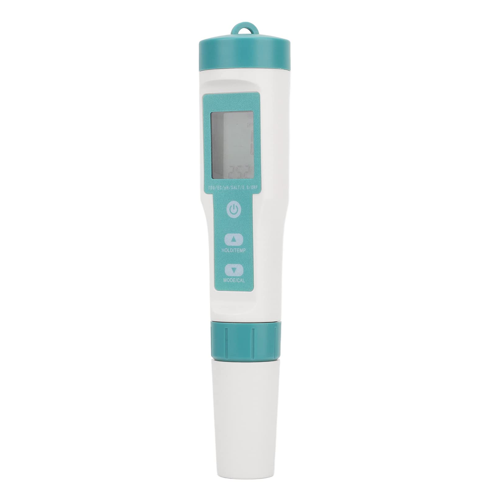 Water Quality Test Pen Portable Digital Water Quality Meter PH TDS Temperature EC Salinity SG ORP for Swimming Pool