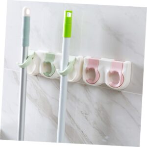 Alipis Wall Hanging Hooks Wall Hanger Mop Holder Wall Mounted Hooks Towel Holder Mop Hook Broom Hook Towel -Mounted