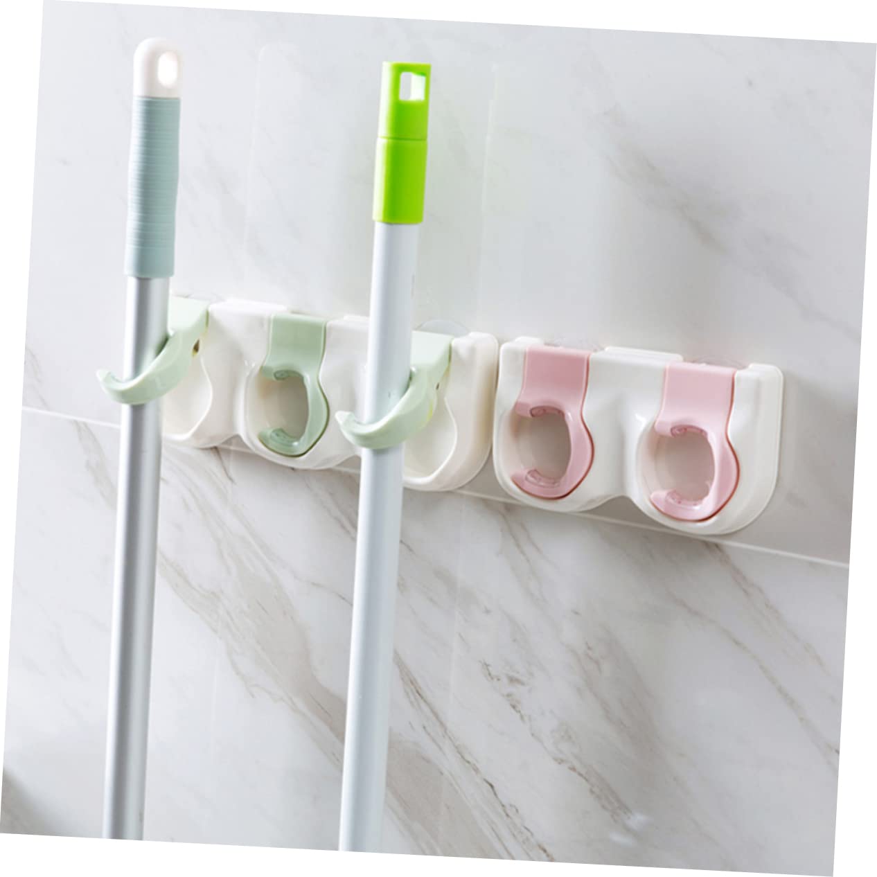 Alipis Wall Hanging Hooks Wall Hanger Mop Holder Wall Mounted Hooks Towel Holder Mop Hook Broom Hook Towel -Mounted