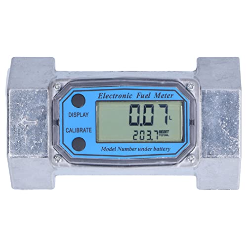 Electronic Digital Flow Meter Turbine Flow Meter Electronic Digital Fuel Liquid Water Gas Oil Flowmeter 2in 2.3V‑3.3V LLW‑50