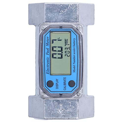 Electronic Digital Flow Meter Turbine Flow Meter Electronic Digital Fuel Liquid Water Gas Oil Flowmeter 2in 2.3V‑3.3V LLW‑50