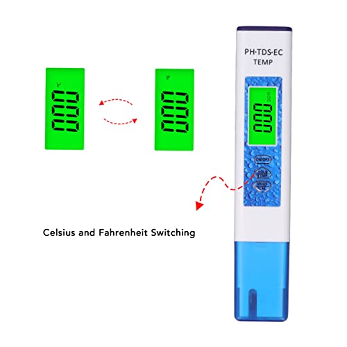 Water Quality Meter High Sensitivity PH Meter Wide Test Range for Aquariums