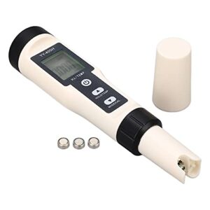 H2 Meter, H2 Water Hydrogen Analyzer Portable IP67 Waterproof Temperature Detection 2 in 1 High Sensitivity Electrode with Backlit for Laboratory