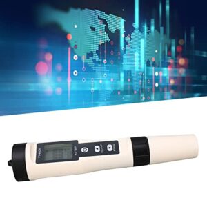 H2 Meter, H2 Water Hydrogen Analyzer Portable IP67 Waterproof Temperature Detection 2 in 1 High Sensitivity Electrode with Backlit for Laboratory