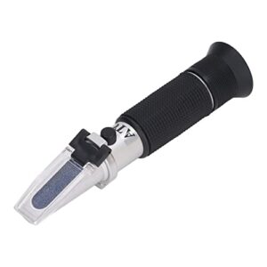 Sugar Refractometer Tester, Lightweight Brix Meter Refractometer ATC 0‑32% Handheld for Kitchen