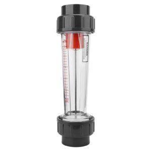 lzs-50（d）liquid flowing rate gauge 1-10 tube type flowmeter 63mm/2.5in liquid flowing meters plastic flat interface hydraulic valve fittings