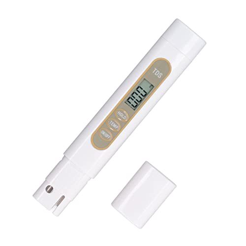 Water Tester Portable High Accuracy TDS Meter Alloy Probe High Sensitivity Backlit Glass Electrode for Swimming Pool