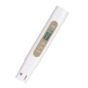 Water Tester Portable High Accuracy TDS Meter Alloy Probe High Sensitivity Backlit Glass Electrode for Swimming Pool