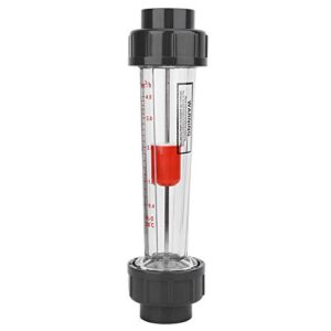 lzs-32（d）liquid flowmeter 0.4-4 tube type liquid flowing meters plastic flat interface waterflow controllers transparent water rotameter hydraulic valve fittings