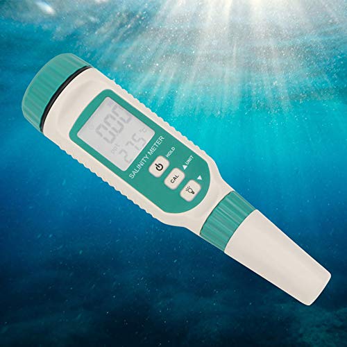 Deosdum Smart Sensor AR8012 Electronic Salinity Meter Portable Digital Salinity Meter with LCD Display